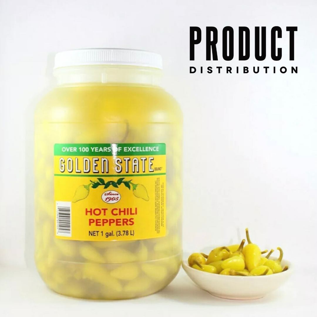 Golden State Hot Yellow Chilli Peppers 3.8L | Food service size ...