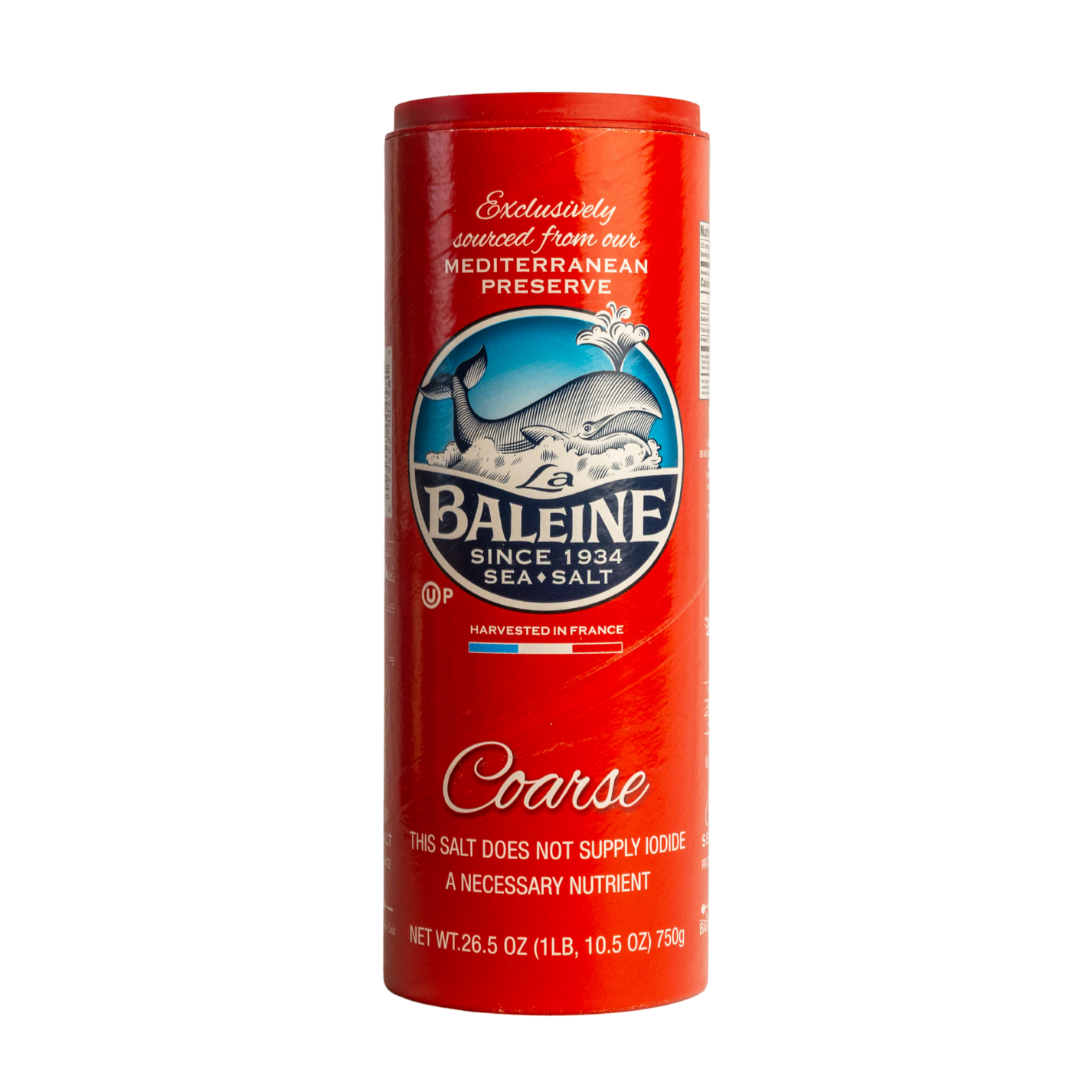La Baleine Coarse Sea Salt 750g | Natural Sea Salt Harvested in France ...