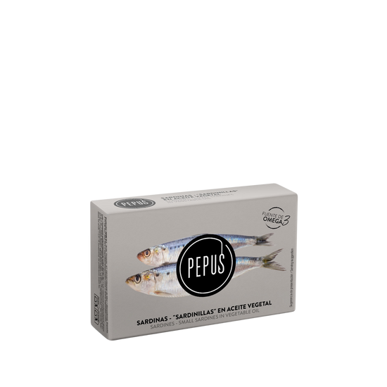 Pepus Baby Sardines in Oil 115g | Spanish Tinned Seafood Australia ...
